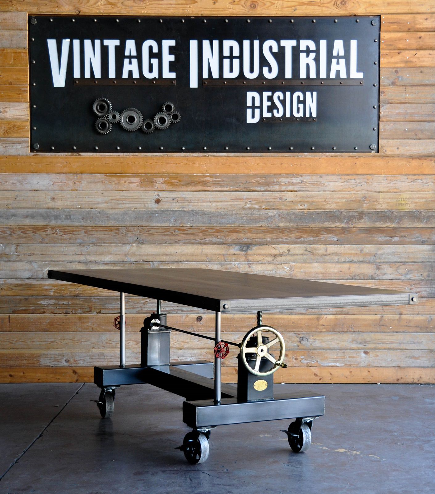 Crank Table – Vintage Industrial Furniture